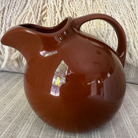 Hall Pottery | Dining | Euc Hall Pitcher Ball Tilt Jug 633 With Ice Lip ...